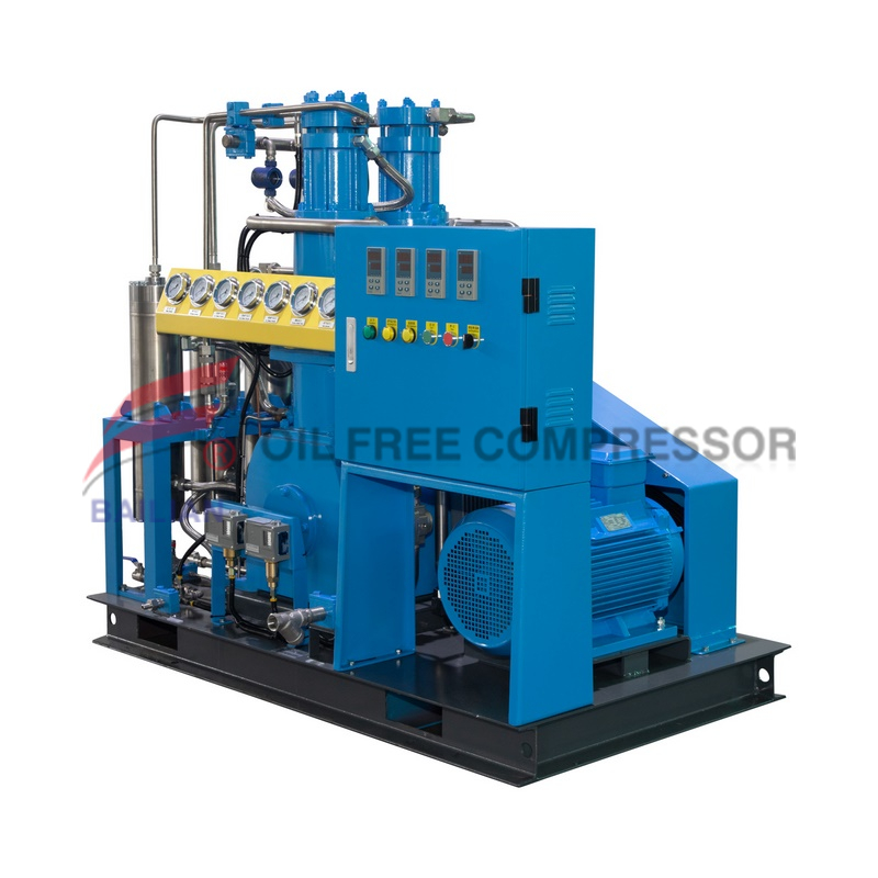 60nm3 150bar Oil Free Argon Compressor from China manufacturer - Anqing Bailian Oil Free compressor